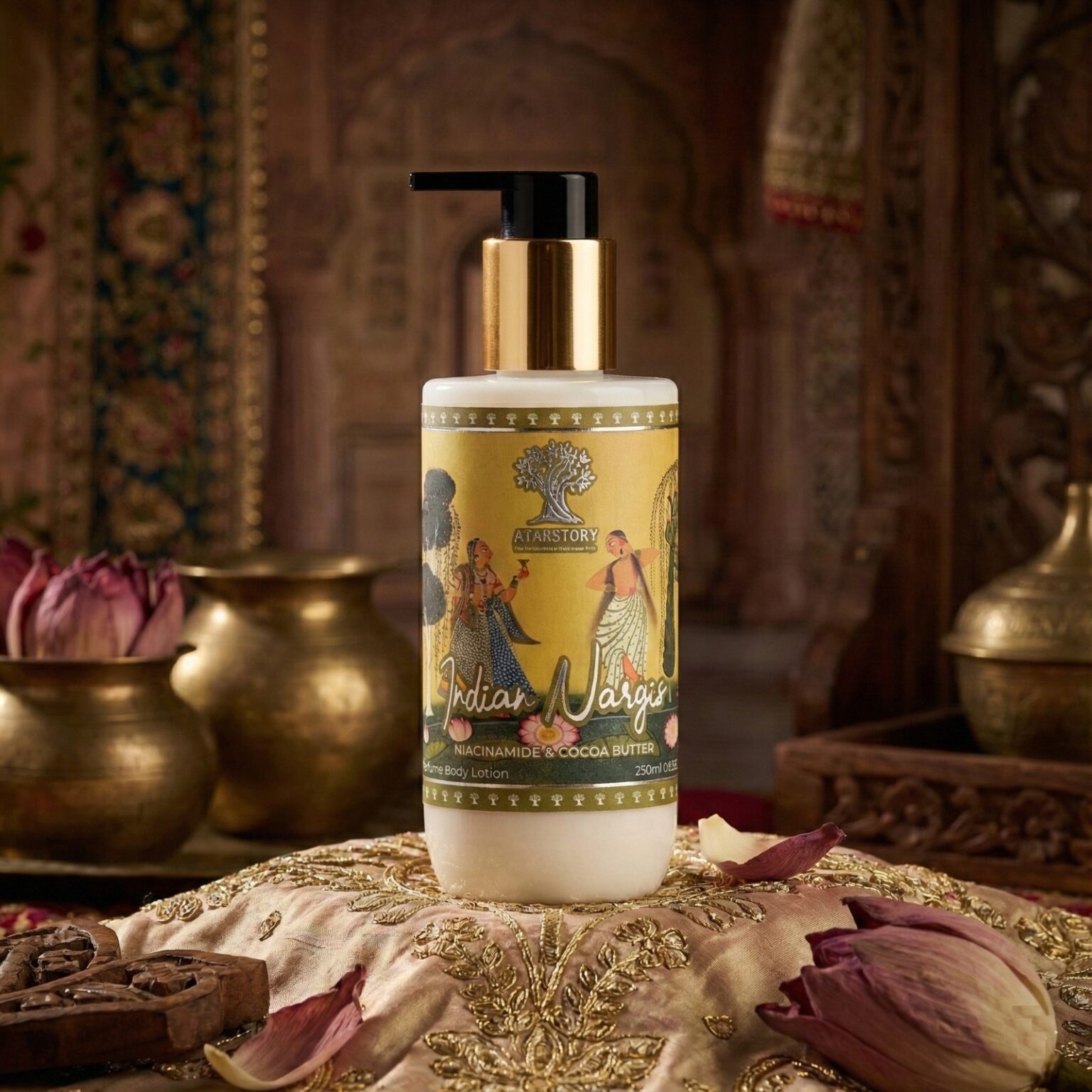 Indian Nargis Perfume Body Lotion | Deep Moisturizer | Niacinamide ...